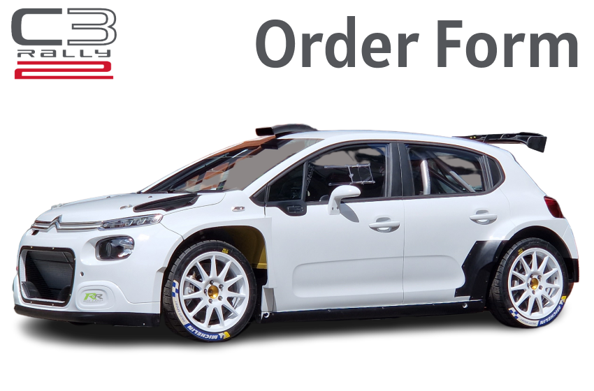 C3 Rally 2 Order Form – Race and Rally