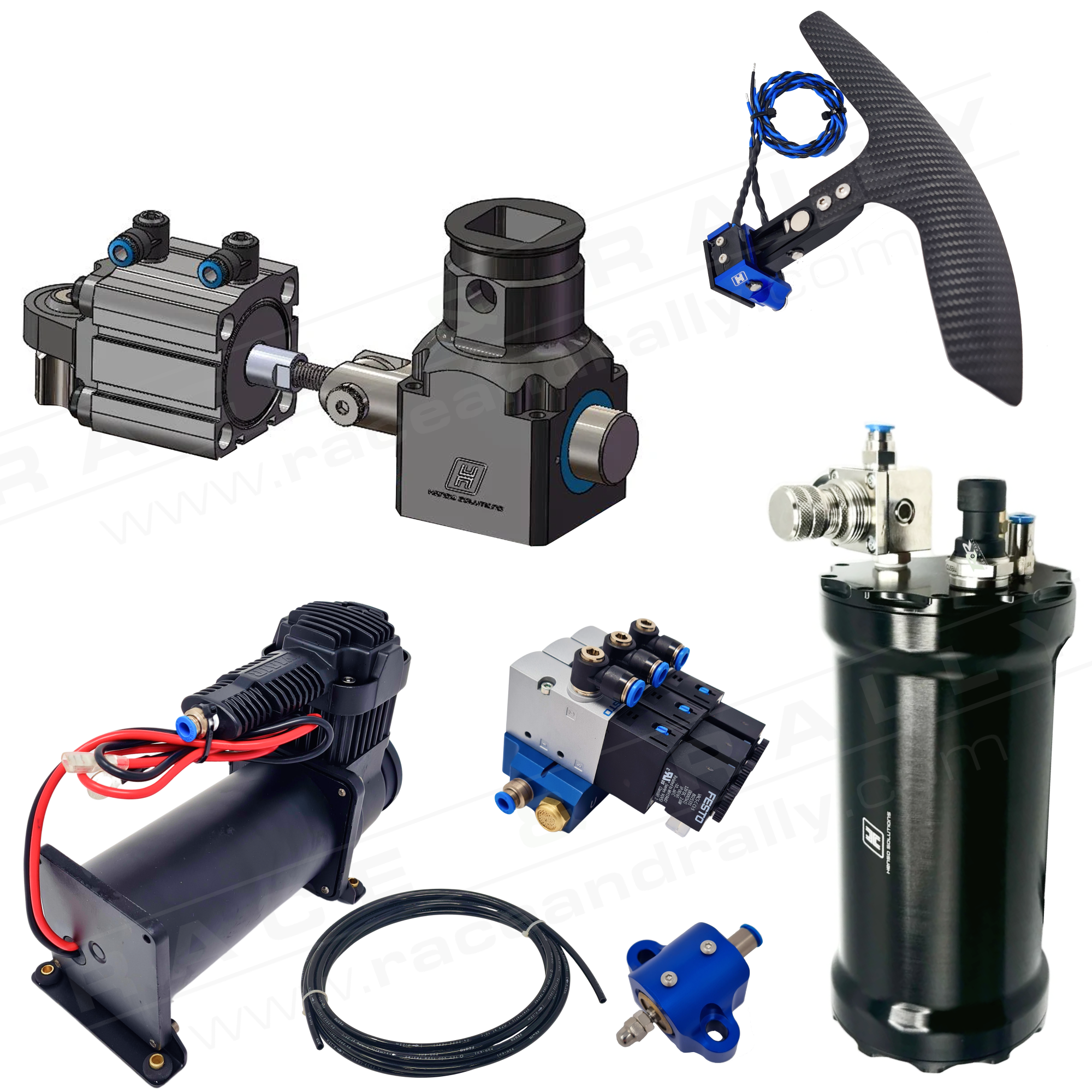Paddle Shift Systems: Rally & Circuit Pneumatic Paddle shift Kits