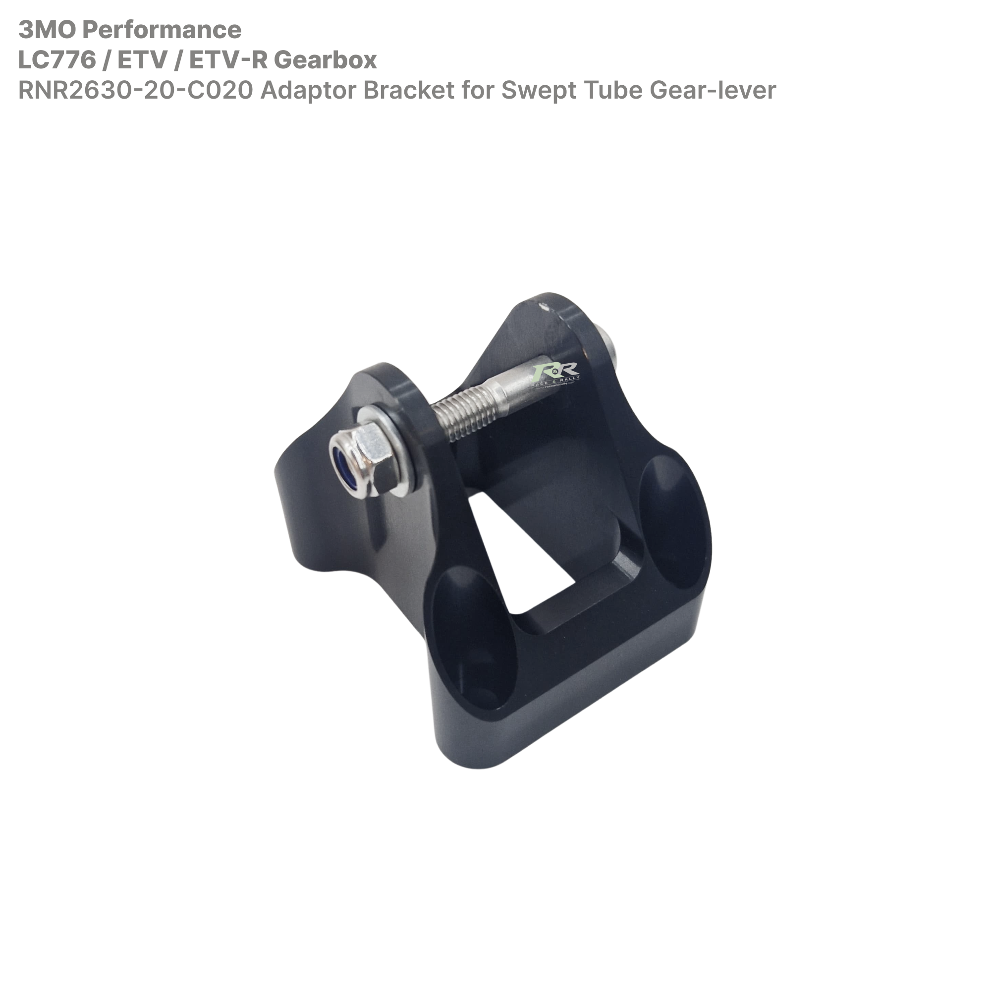 3MO Swept Tube Gear Lever Adaptor Block for Paddle-Shift Actuator Brac