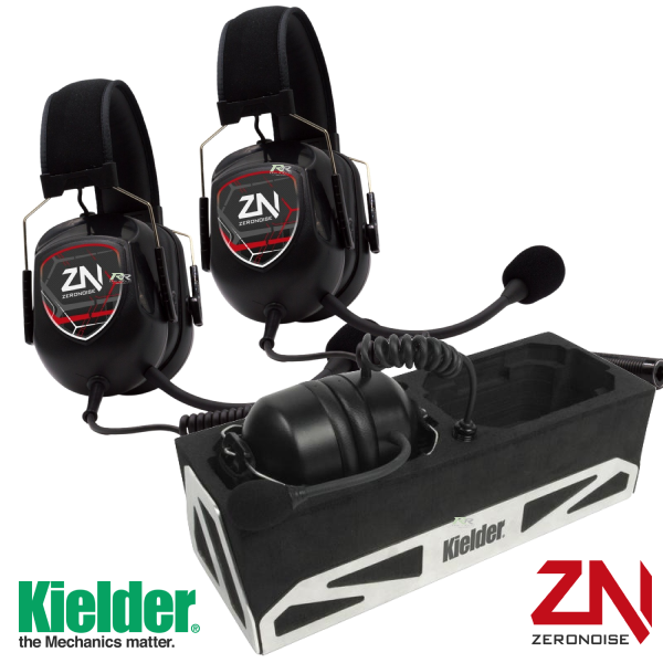 2X Zeronoise Headsets And Holder Bundle 1 – Race and Rally